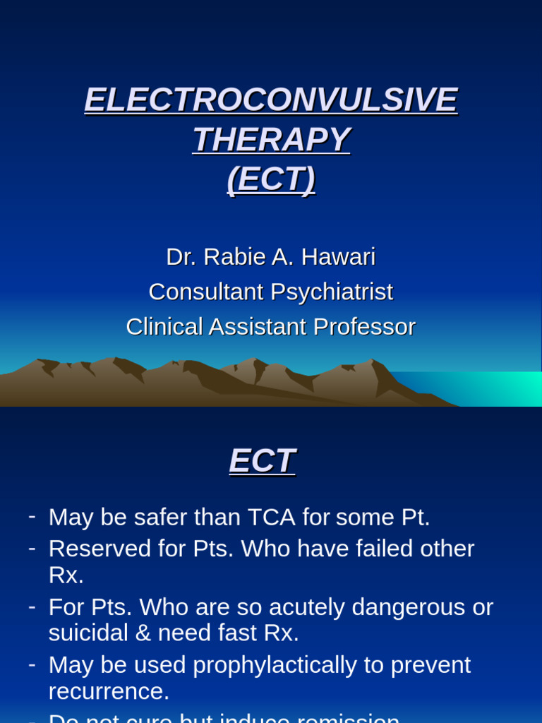 15 Electroconvulsive | PDF