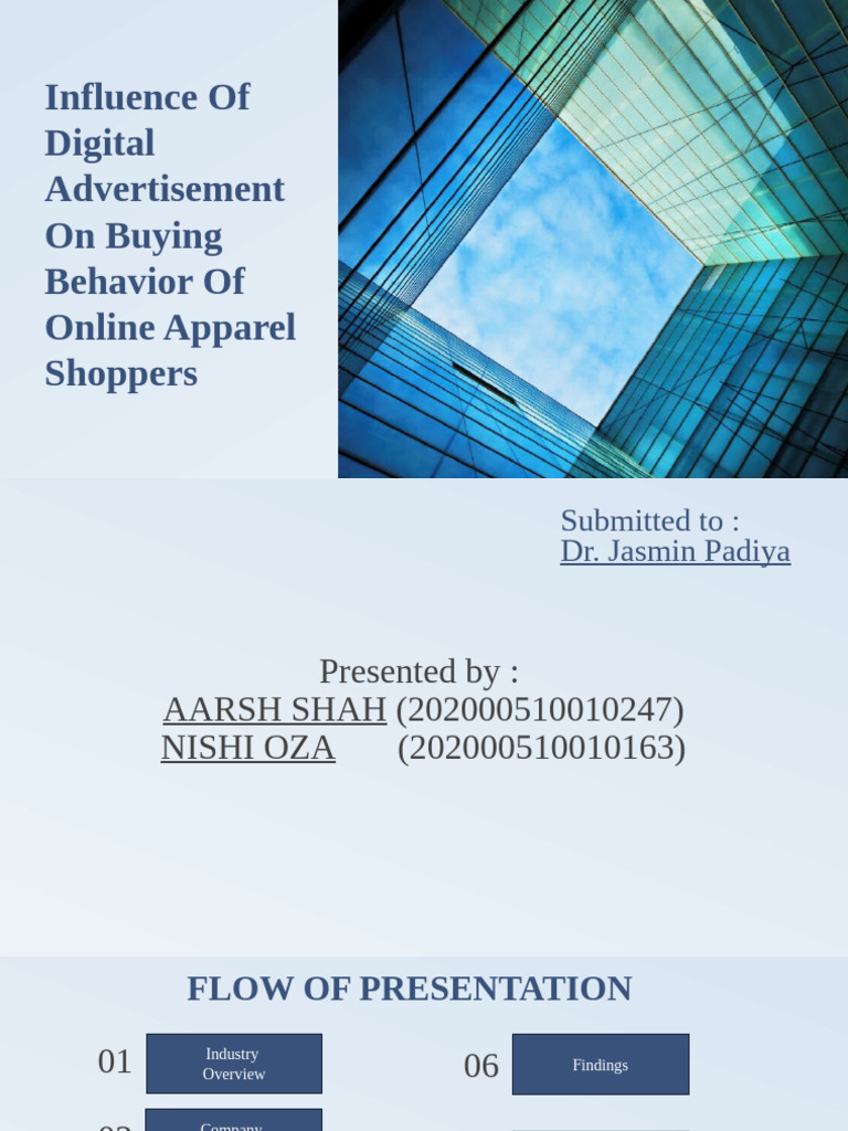 Influence of Digital Advertisement On Buying Behavior of Online Apparel ...
