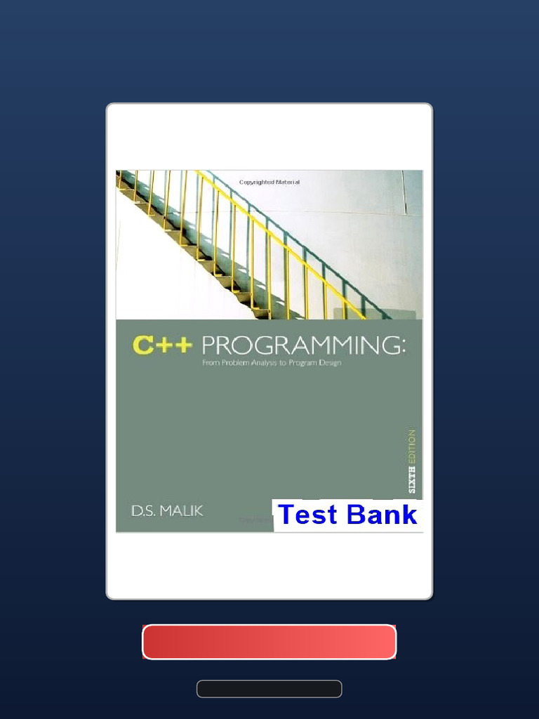 Complete Bundle C Programming From Problem Analysis To Program Design 6th Edition Malik | PDF ...