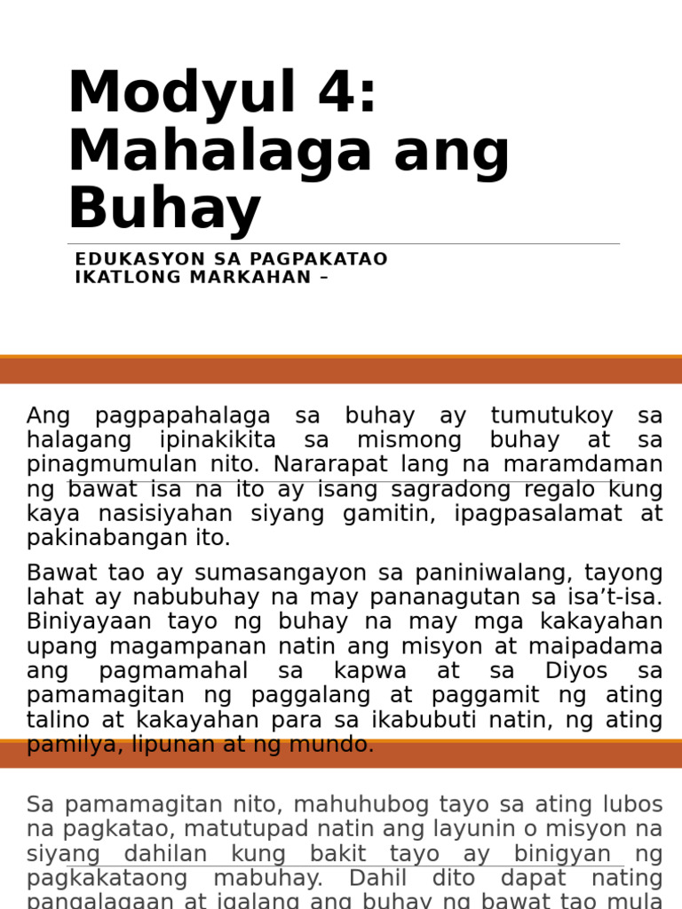 Esp 10 Q3 Modyul 4 | PDF