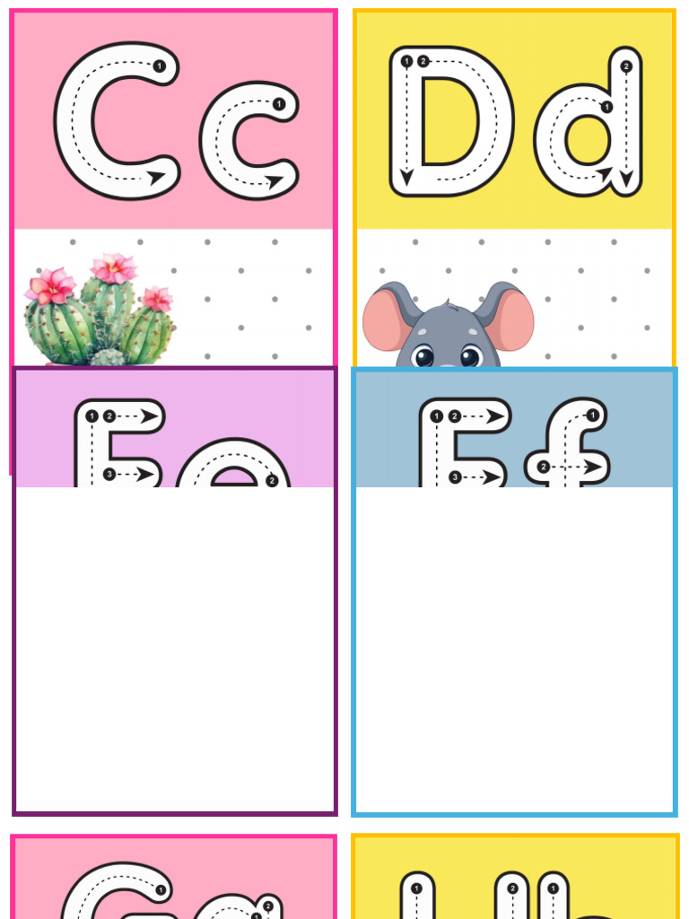 Alphabet Trace | PDF