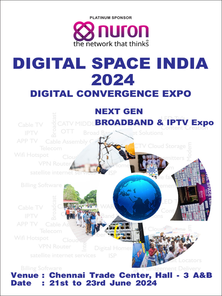 Digital Space India 2024 Expo Overview | PDF | Broadband | Internet