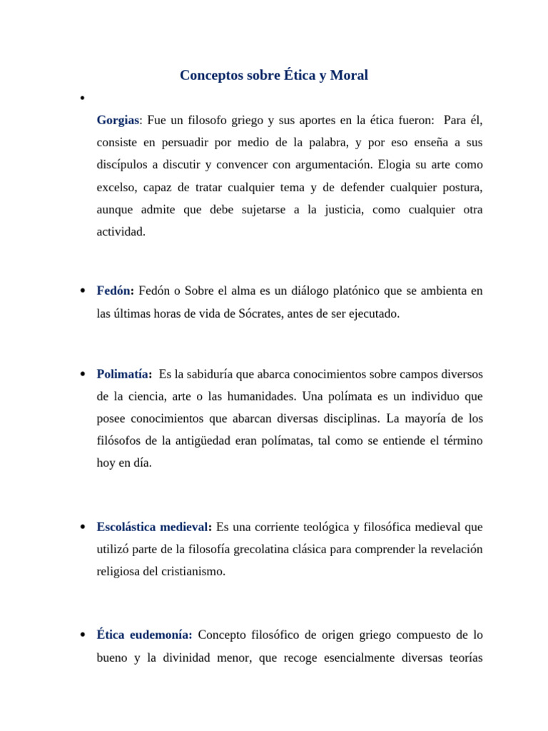 Etica y Moral (Ensayo) | PDF | Platón | Moralidad