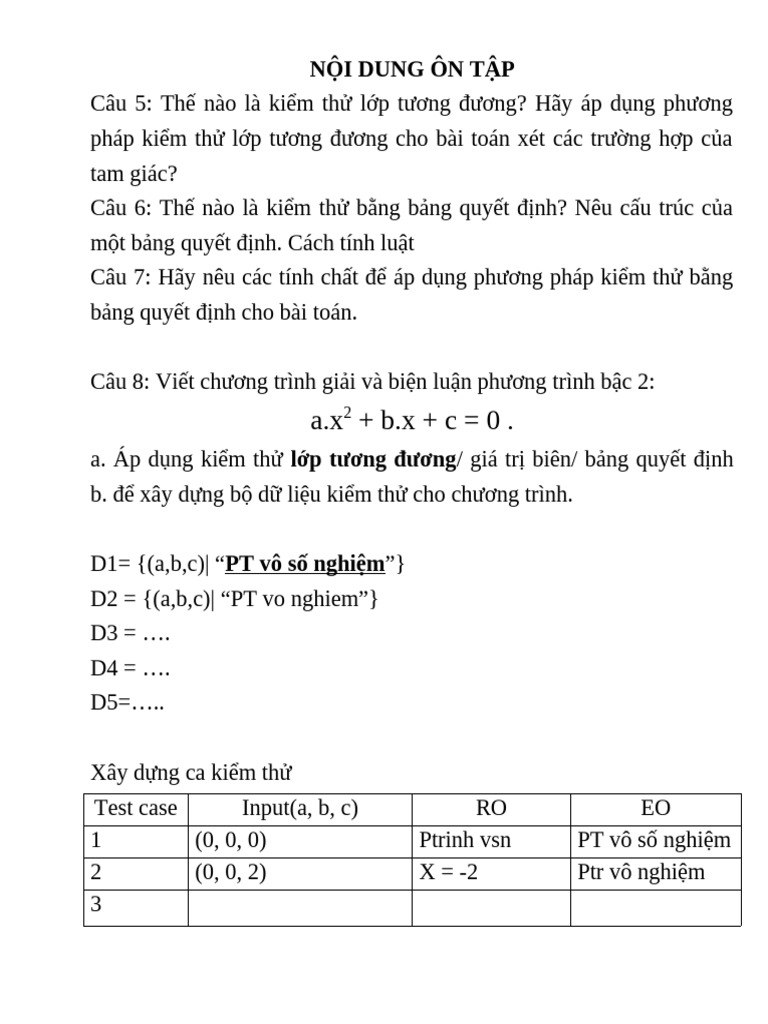 De Cuong - KTPM | PDF
