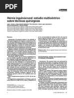 Tecnica Quirúrgica Hernioplastía Inguinal 1 | PDF