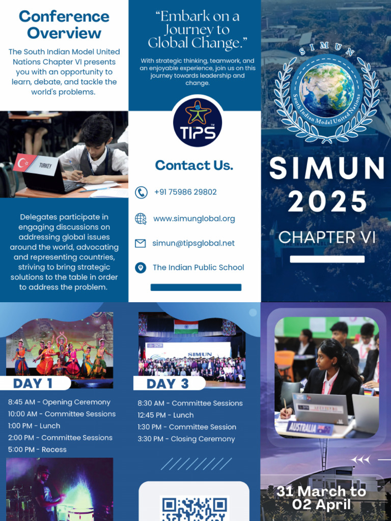 SIMUN 2025 Brochure | PDF