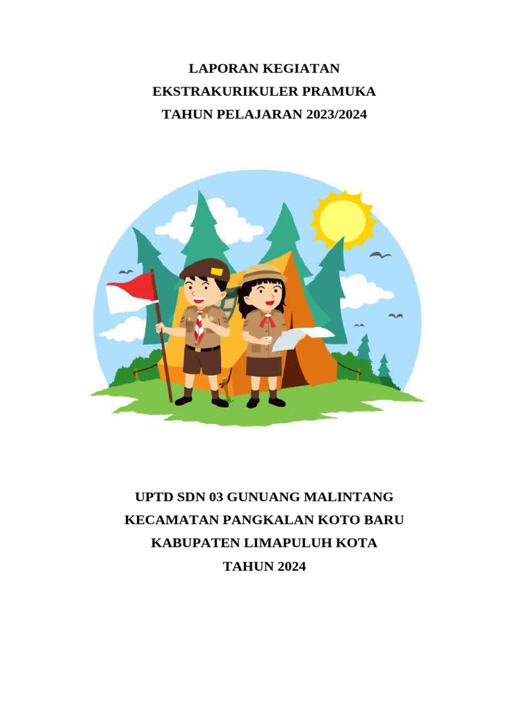 Laporan Ekstrakurikuler TP 2023-2024 | PDF
