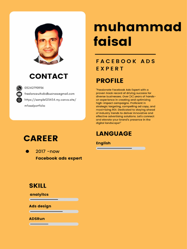 Facebook Ads CV | PDF