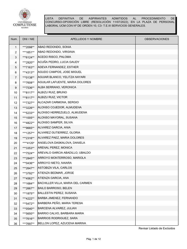 Orden N 10 c3 Servicios Generales | PDF