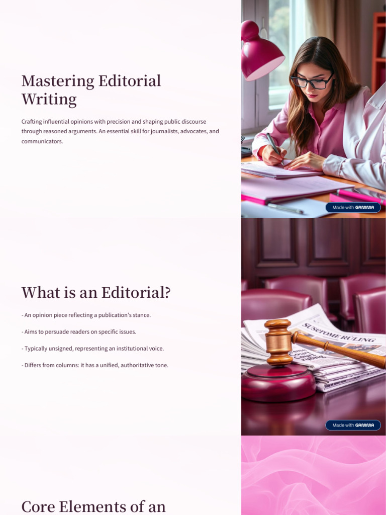 Mastering Editorial Writing Techniques | PDF