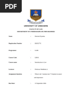 Sources of Law in Namibia Explained | PDF | Precedent | Common Law