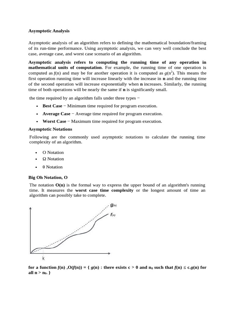Asymptotic Analysis | PDF