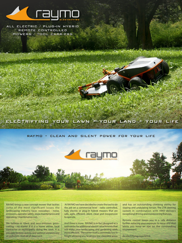 14 Mesin Potong Rumput Raymo-En-2019 | PDF | Mower | Hybrid Vehicle