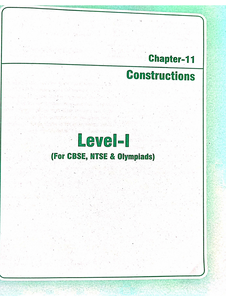 Maths Constructions | PDF