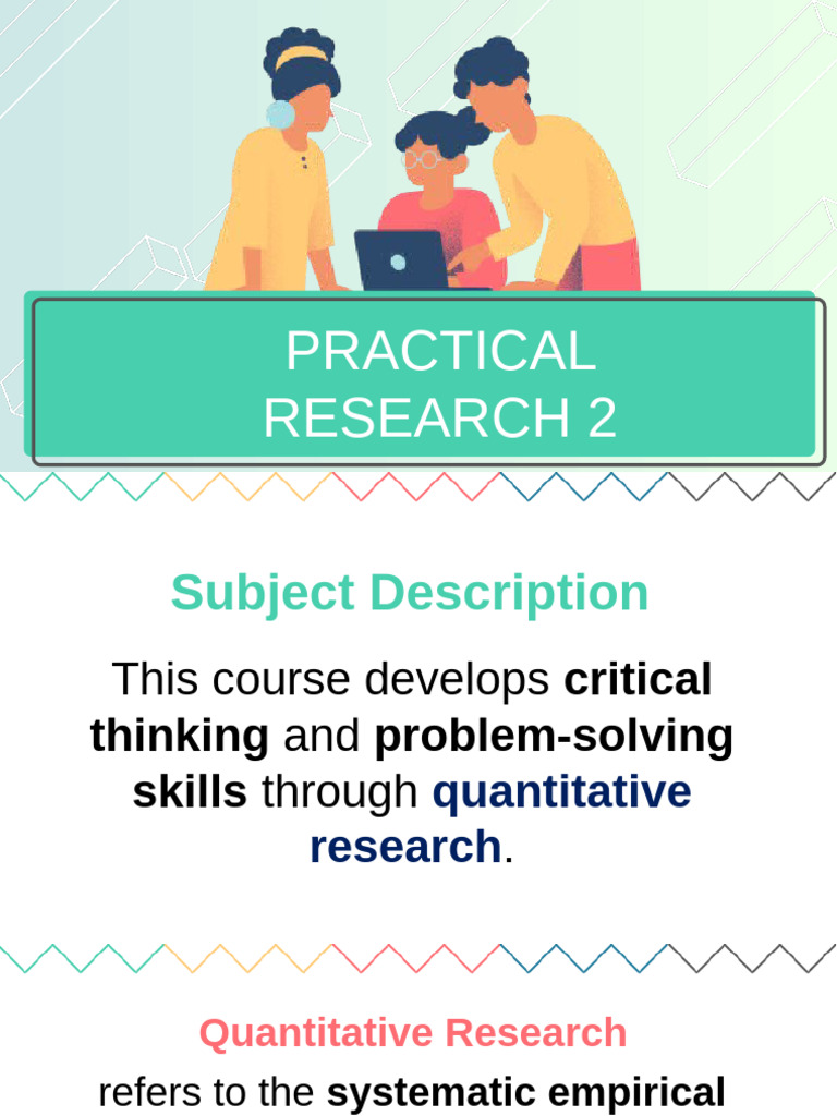 Lesson 1 PR2 Students | PDF | Quantitative Research | Statistics