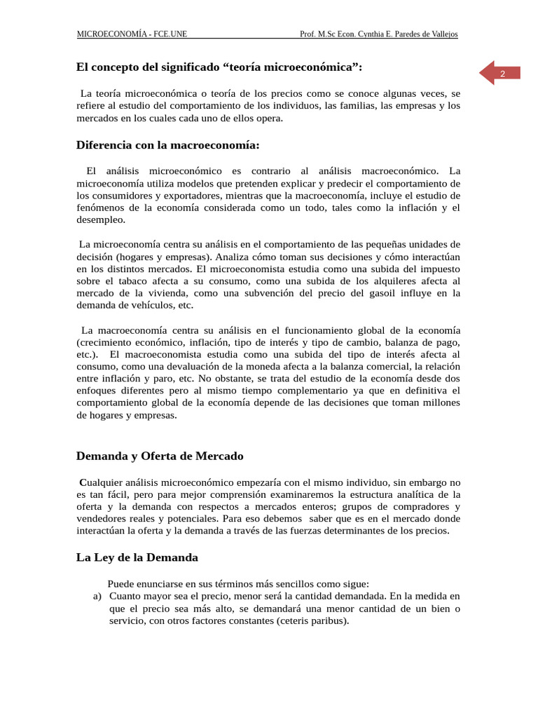 Repaso Micro Primera Parcial | PDF | Elasticidad (economía) | La elasticidad precio de la demanda