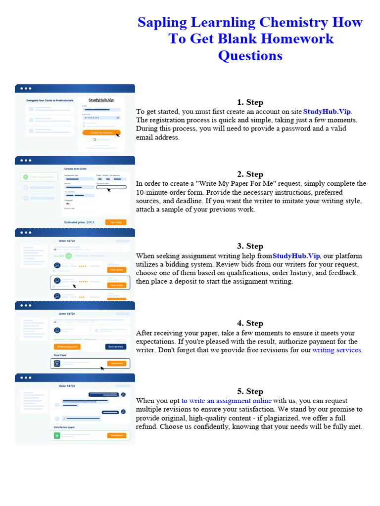 Sapling Learnling Chemistry How To Get Blank Homework Questions | PDF ...