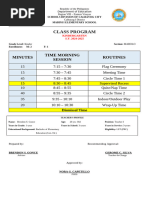 GRADE 3&4 MATATAG-Class-Program | PDF