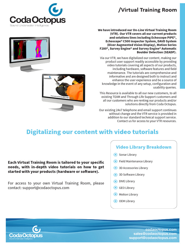 Virtual Training Room Datasheet Complete 12122024 | PDF | Augmented Reality | Software