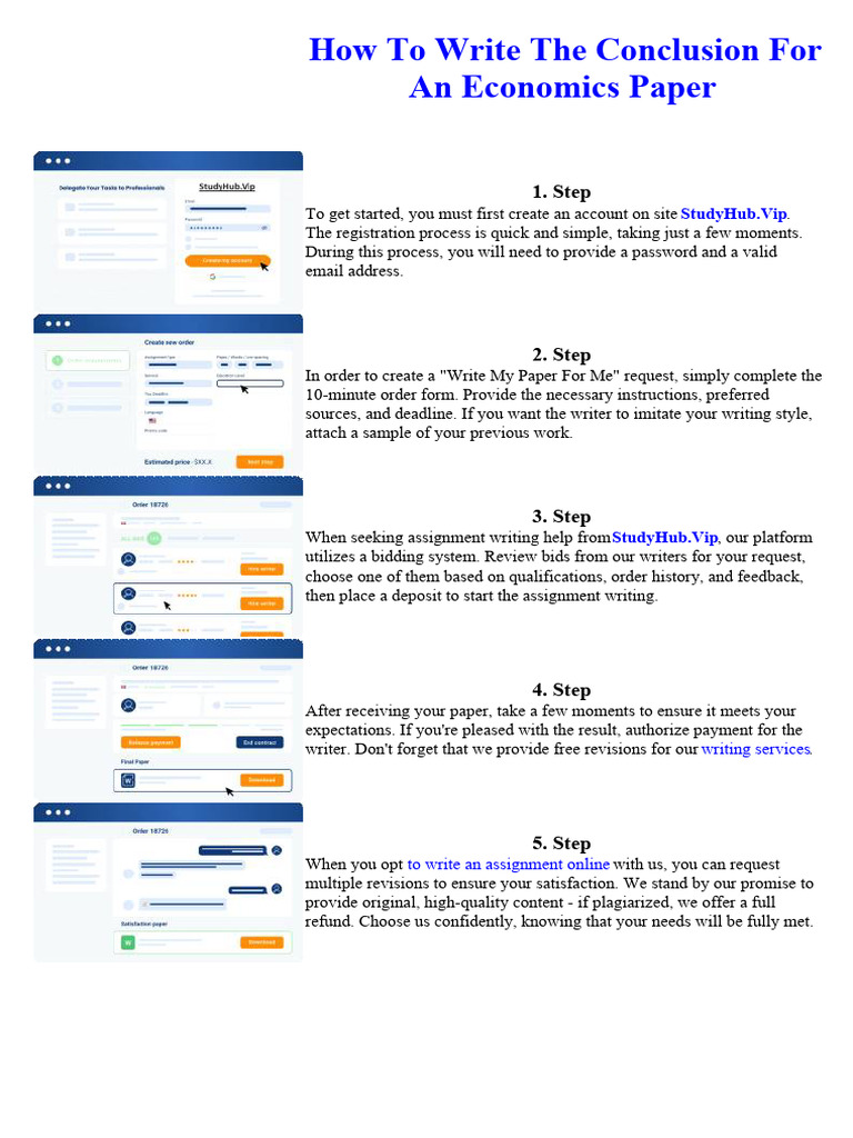 How To Write The Conclusion For An Economics Paper | PDF | Domestic ...