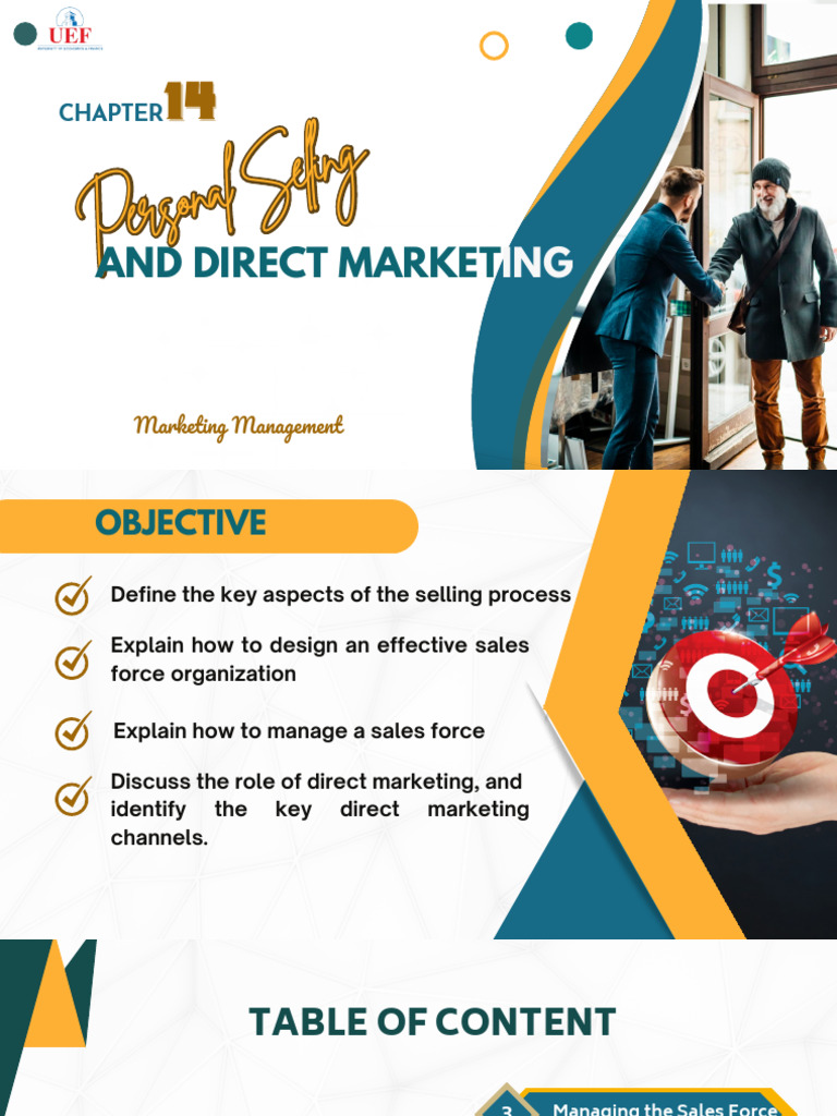 Chapter 14 Personal Selling and Direct Marketing | PDF | Sales | Direct ...
