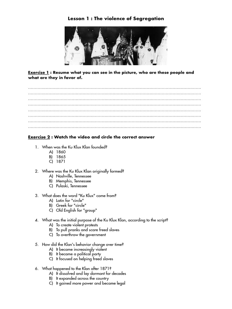 Understanding Segregation's Violence | PDF