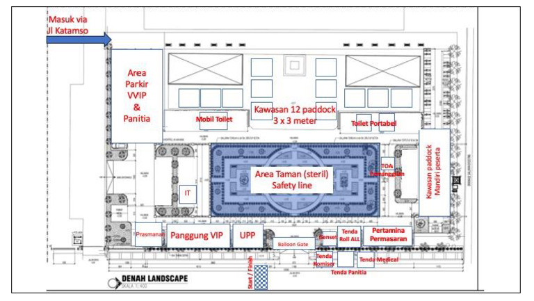 Layout Lokasi RTH Sudirman | PDF