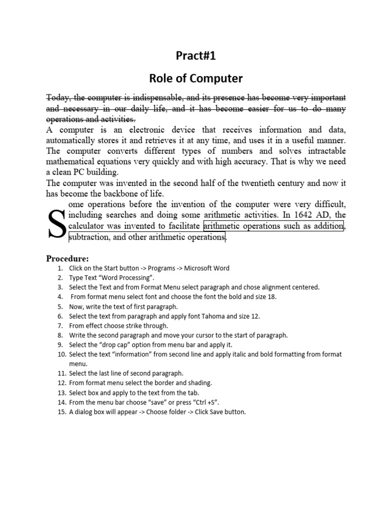 Computer Practicals Part 1+2 by Prof - Noman Akhtar | PDF | Climate Change