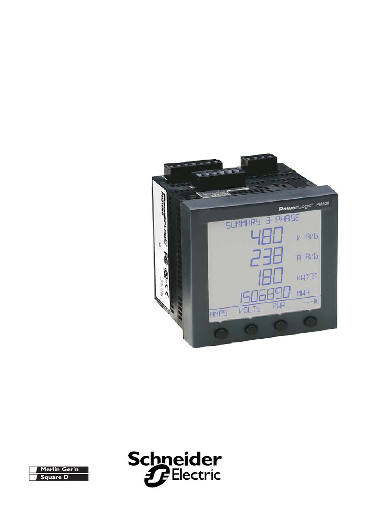 PM820 Power Meter Reference Manual | PDF | Ac Power | Radio