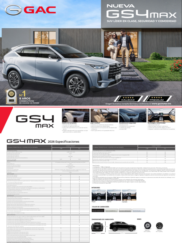 GS4 Max | PDF | Airbag | Sistema de freno antibloqueo