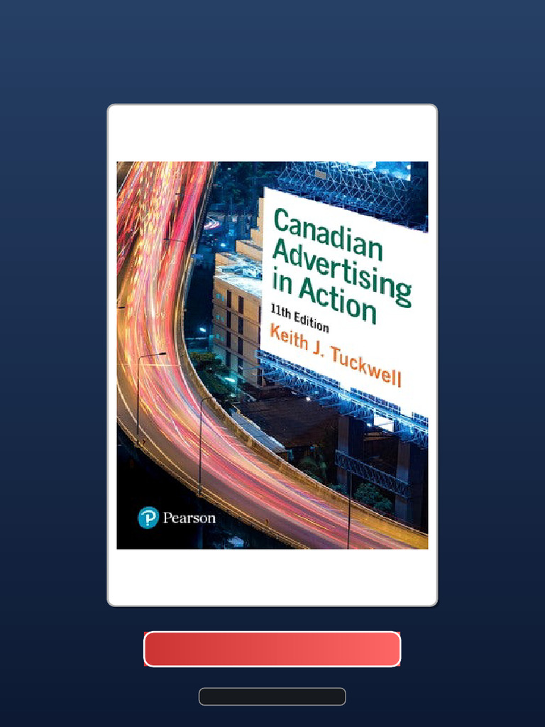 Canadian Advertising in Action 11th Edition Keith J Tuckwell Digital ...