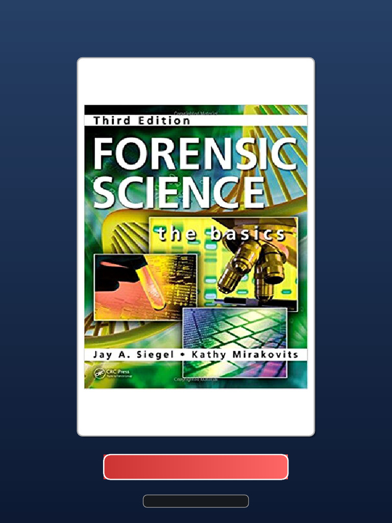 Forensic Science The Basics 3rd Siegel Digital Access | PDF | Multiple ...