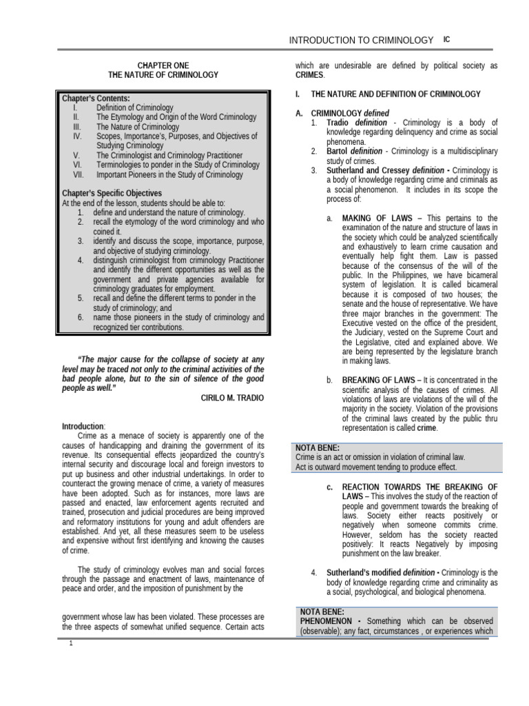 Module Guide For Itc | PDF | Crimes | Crime & Violence