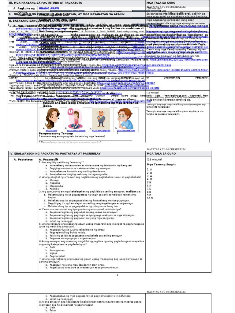 Esp 8 DLL Week 1 | PDF
