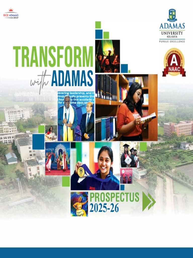 Adamas University Prospectus 2025-26 | PDF