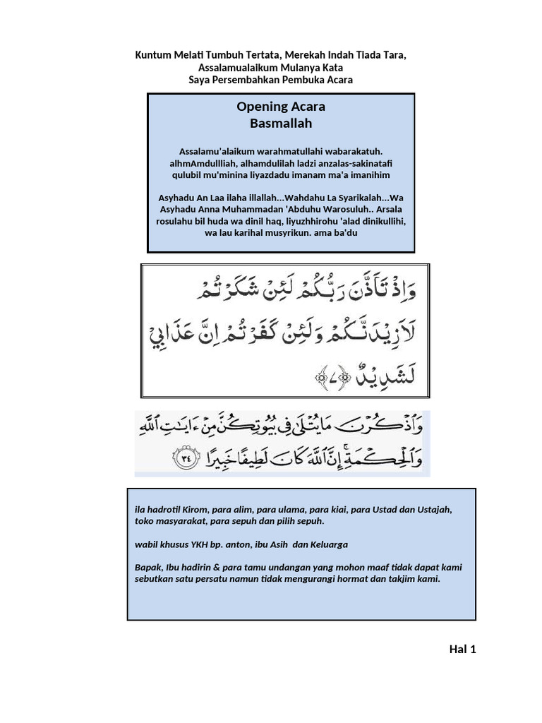 Doa Khitanan Abid | PDF