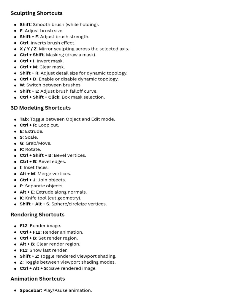 Essential Clip Studio Paint Shortcuts | PDF | Keyboard Shortcut | Adobe ...