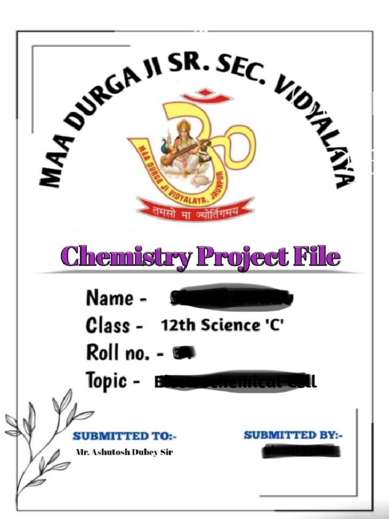 Chemistry Practical File | PDF