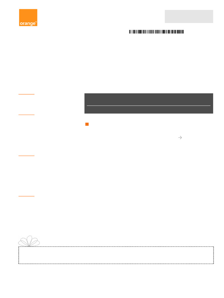Facture Orange : Détails et Contact | PDF | Télécommunications ...