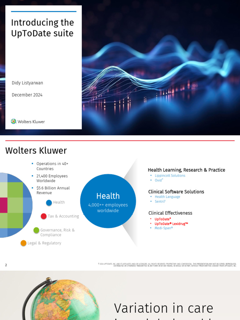 UpToDate Suite Overview and Benefits | PDF | Coronary Artery Bypass ...