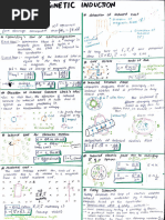 Electromagnetic Induction Emi Class 12 Physics Formula Sheet | PDF