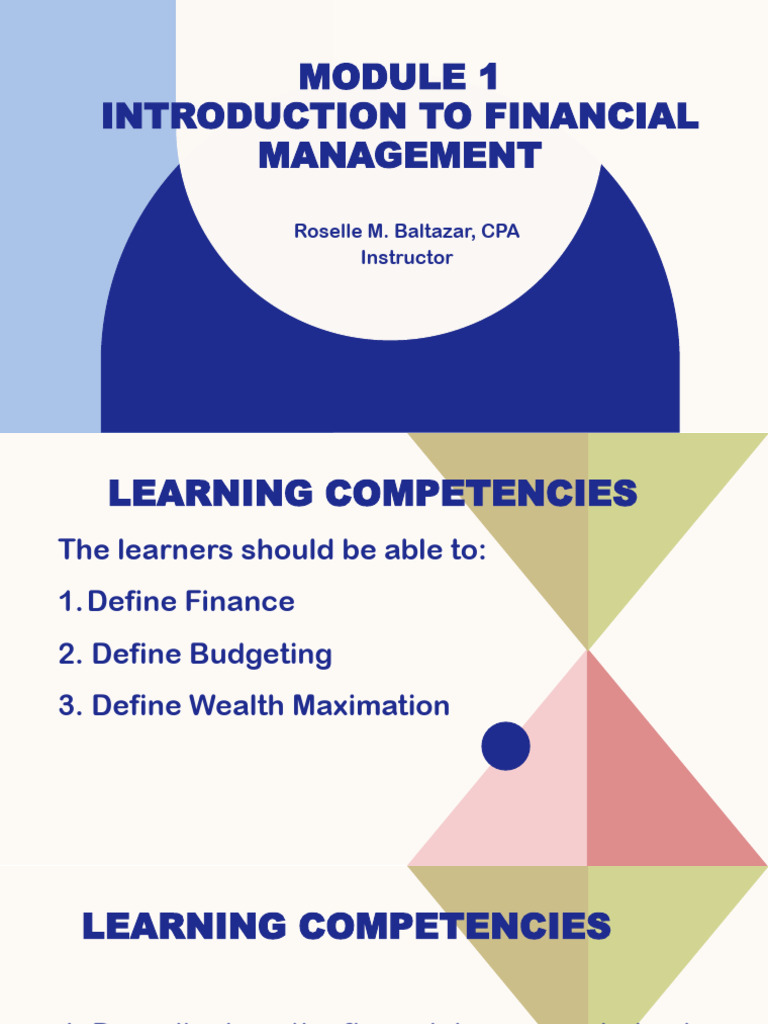 Business Finance Module 1A | PDF | Dividend | Investing
