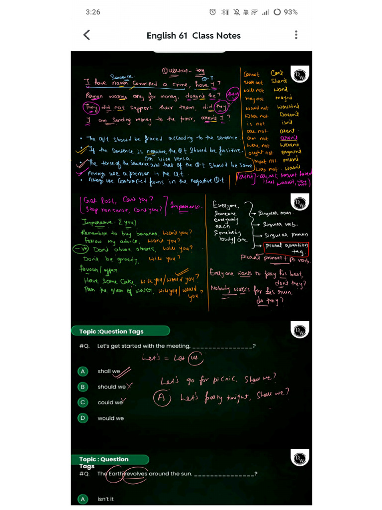Eng Notes 1 | PDF