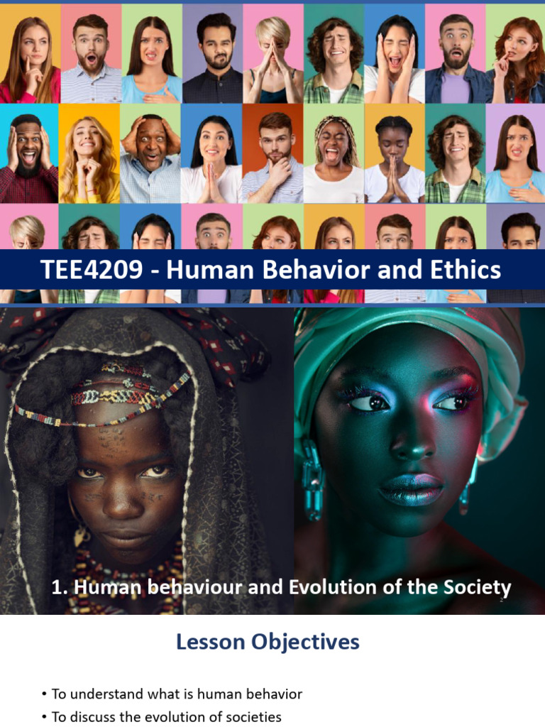 Human Behaviour and Evolution of The Society | PDF | Instinct | Organisms