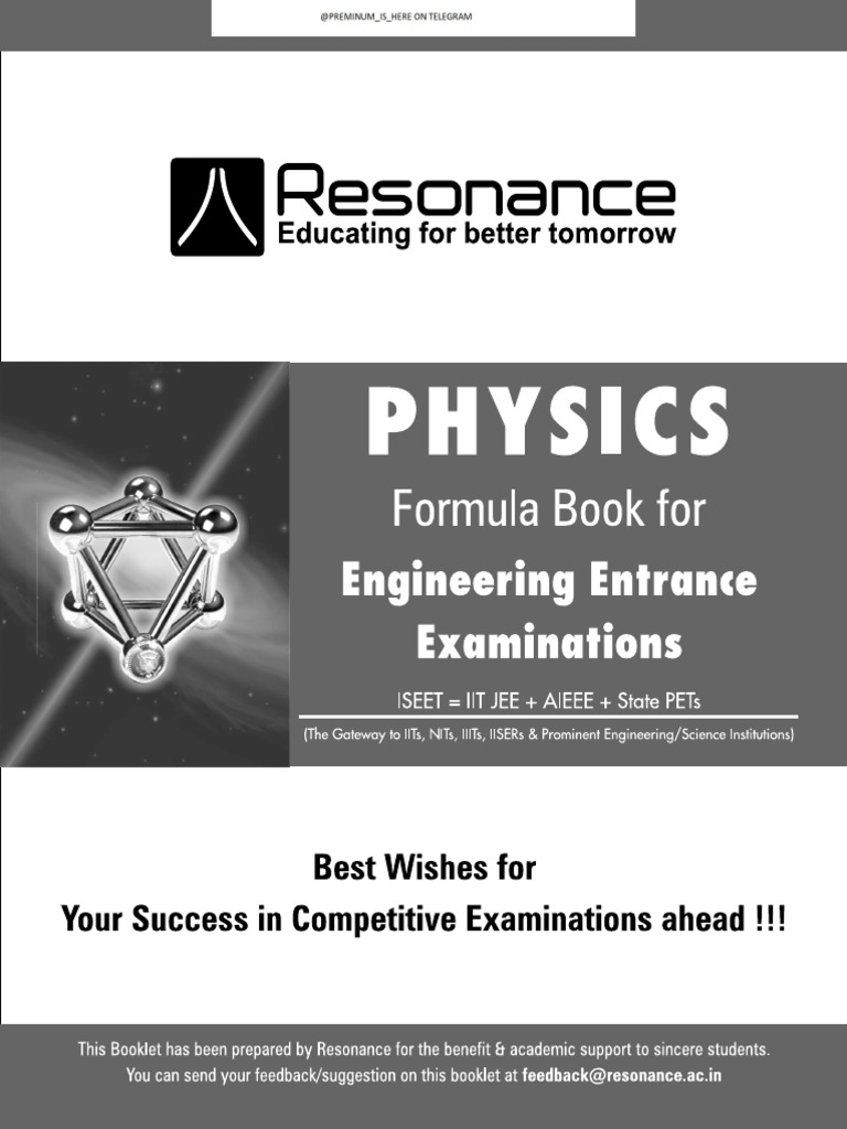 Physics All Formula Book 11th & 12th PDF | PDF