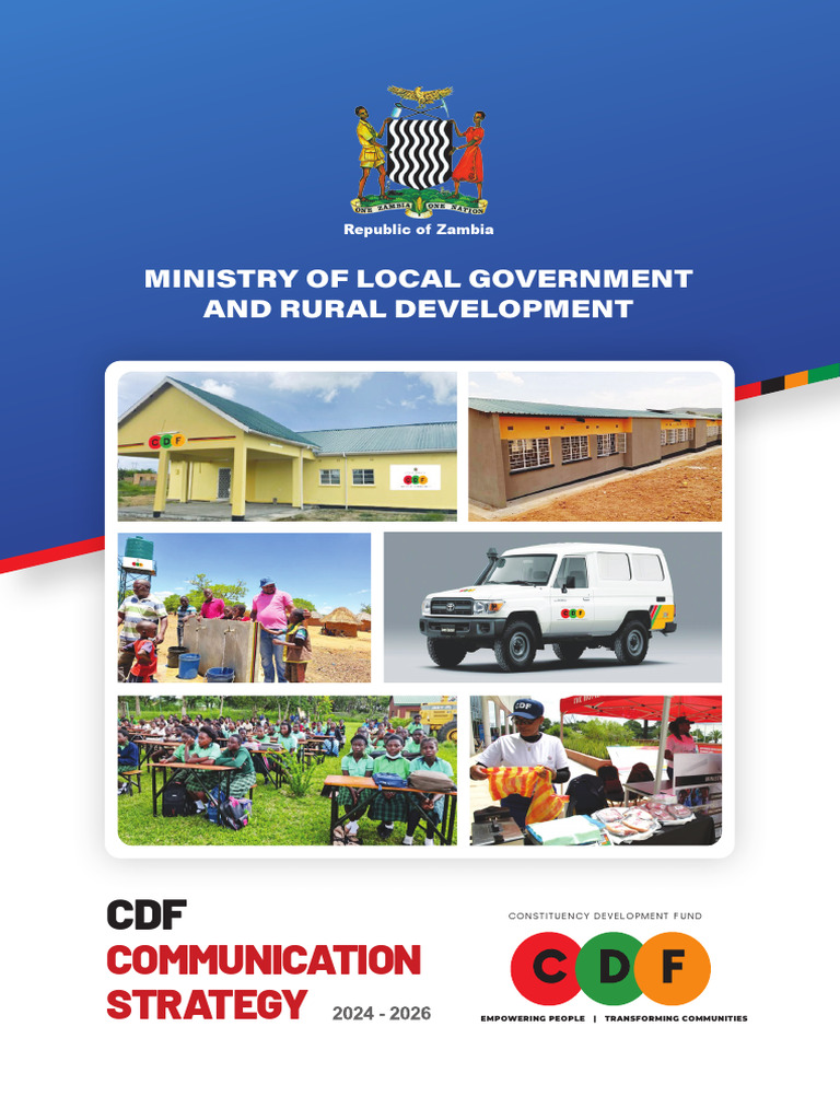 Zambia CDF Communication Strategy 2024-2026 | PDF | Brand | Communication