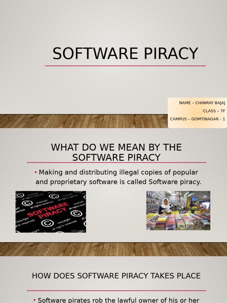 Software Piracy | PDF