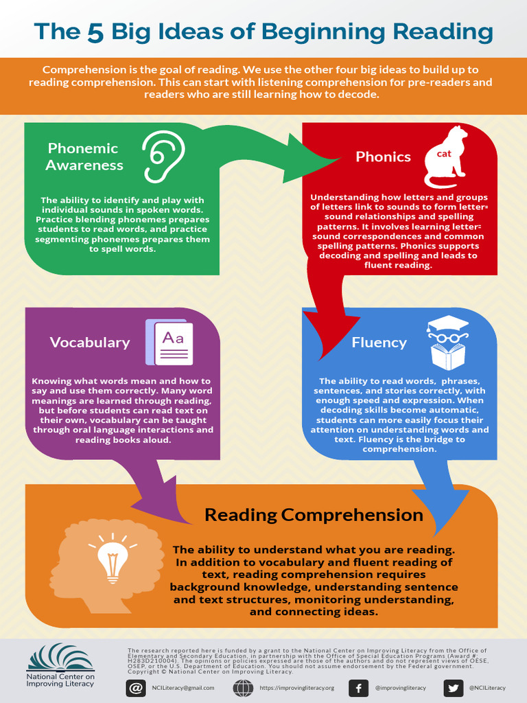 5 Big Ideas in Beginning Reading (English) | PDF | Phonics | Reading Comprehension