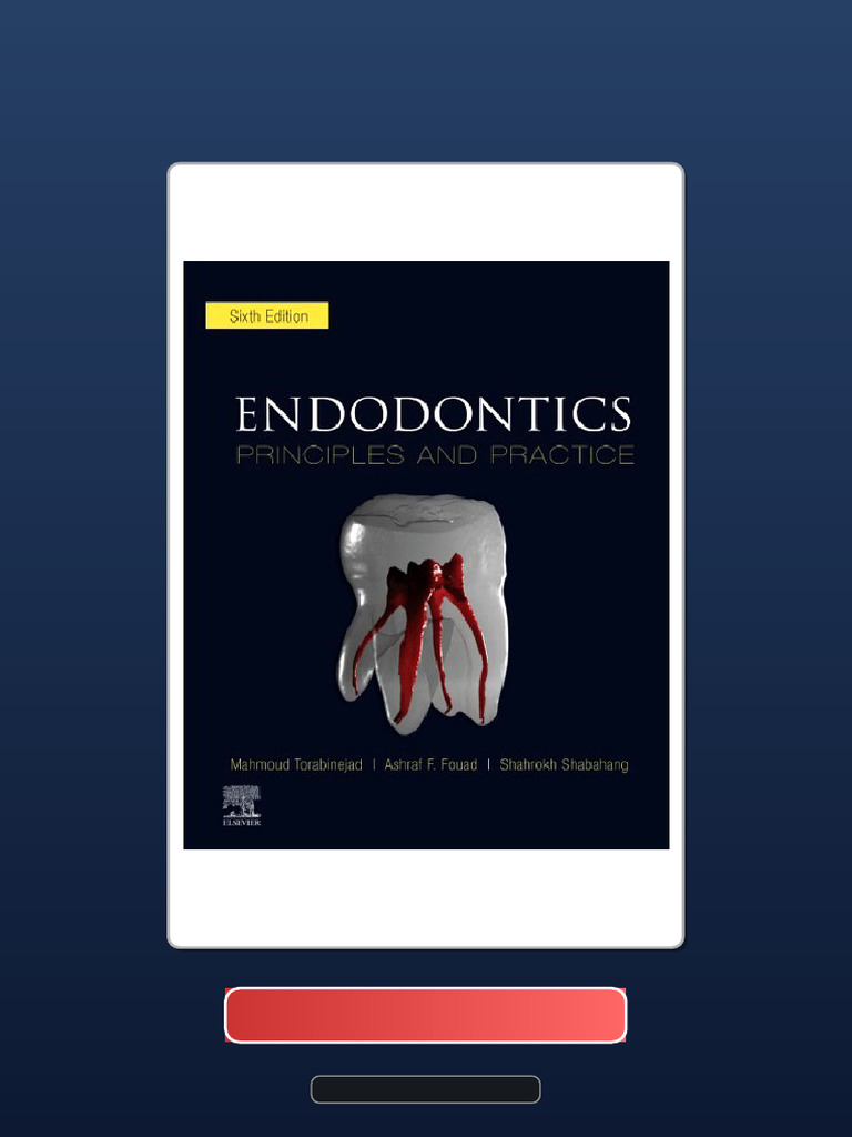 Complete Bundle Endodontics Principls and Practice 6th Edition HQ File | PDF