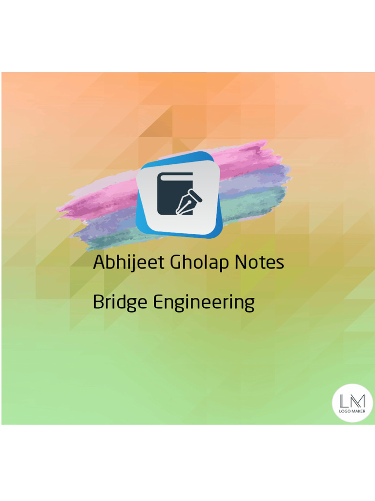 Bridge Engineering Notes Pdf